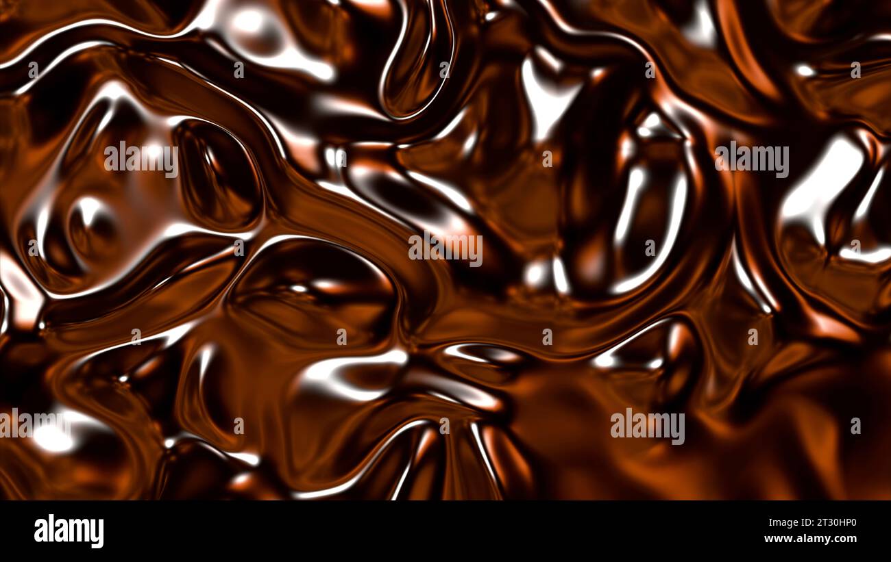 Pink and brown thick mucus. Design. Bright liquid in the animation that ...