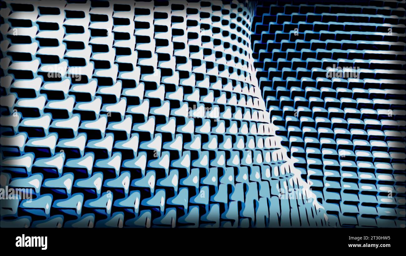 Neon bright color background. Design. Rotating white rays with ...