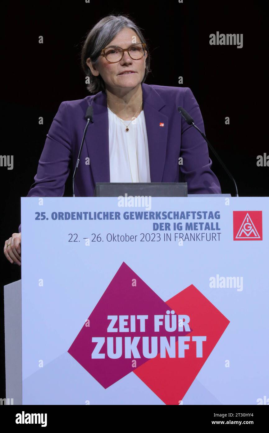 22.10.2023, Frankfurt, DEU 25. Ordentlicher Gewerkschaftstag der IG ...