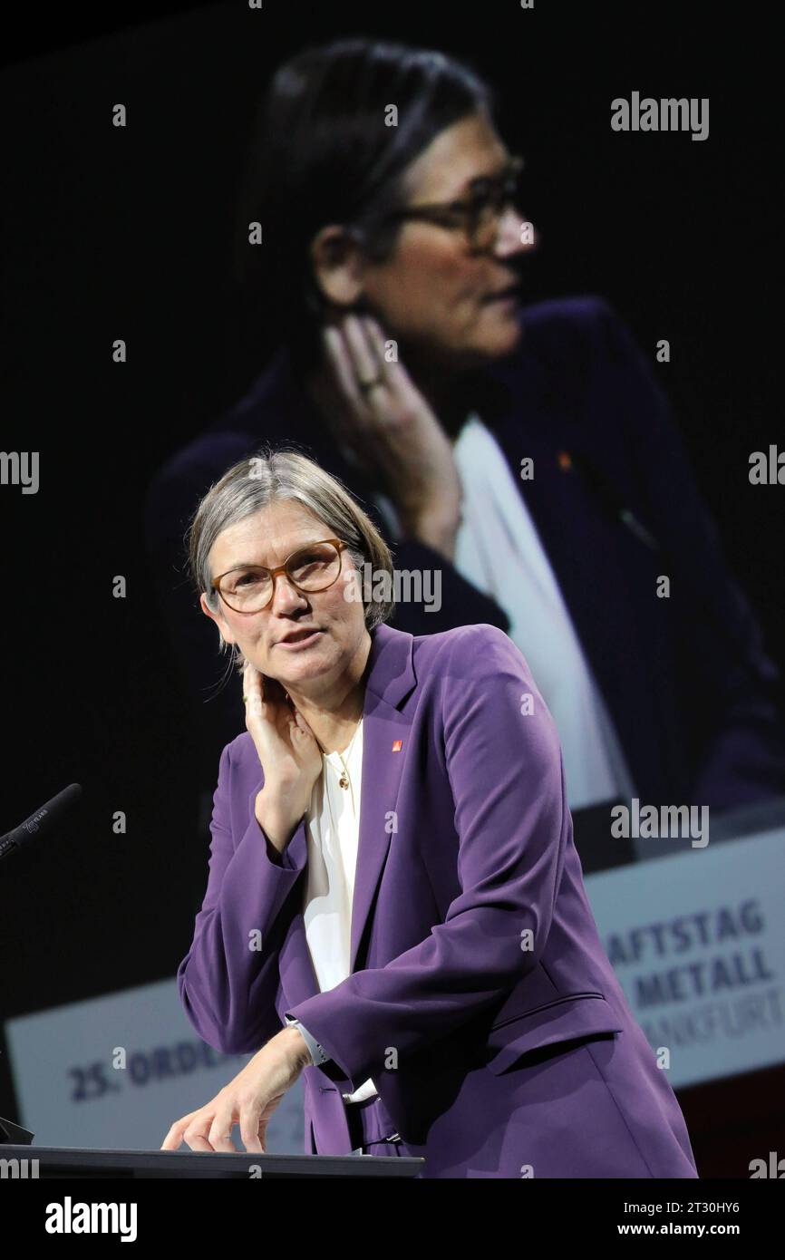 22.10.2023, Frankfurt, DEU 25. Ordentlicher Gewerkschaftstag der IG ...
