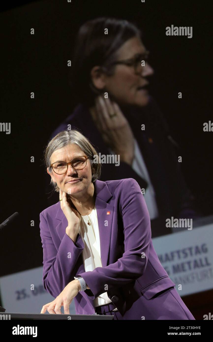 22.10.2023, Frankfurt, DEU 25. Ordentlicher Gewerkschaftstag der IG ...