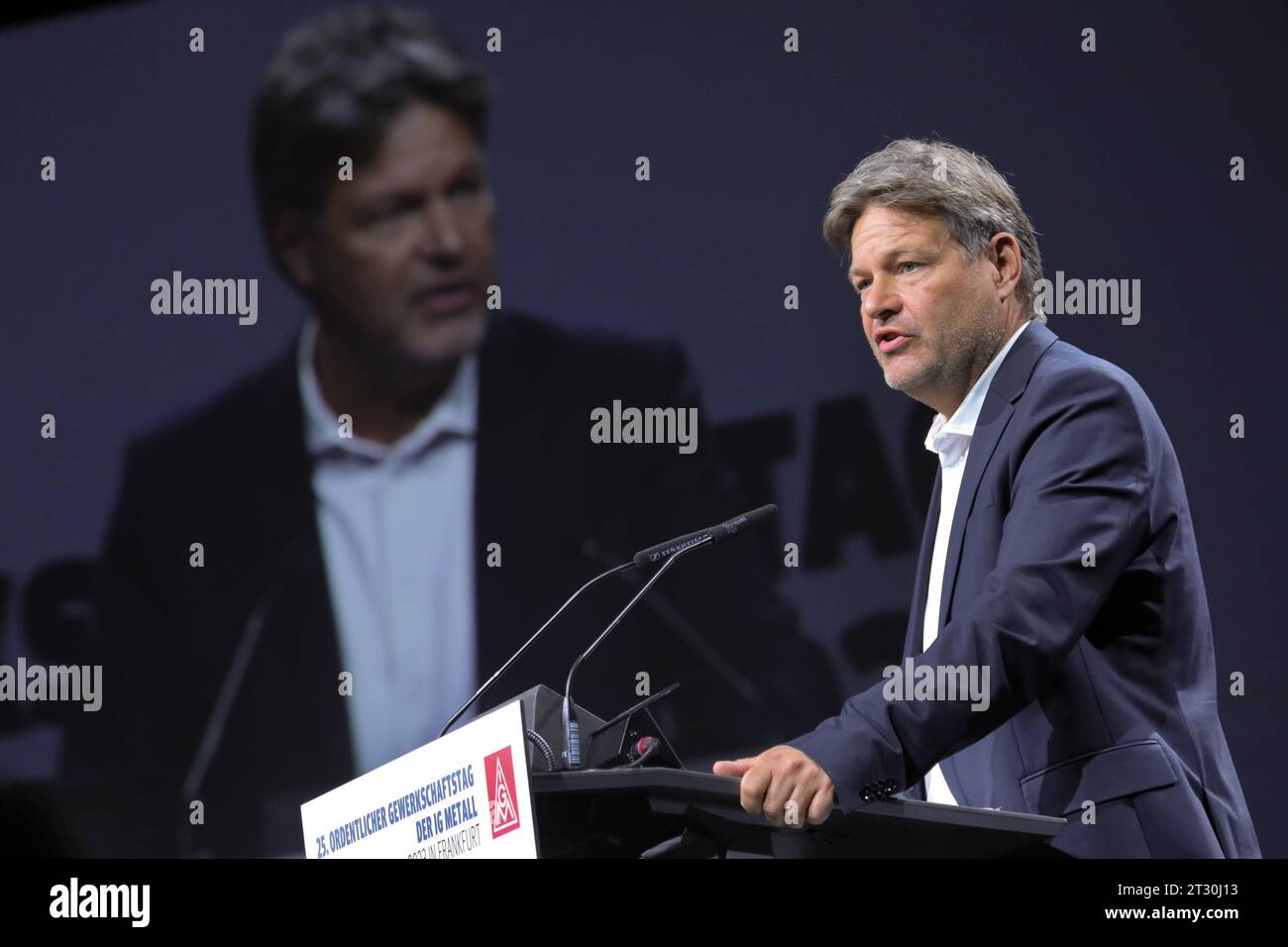 22.10.2023, Frankfurt, DEU 25. Ordentlicher Gewerkschaftstag der IG ...