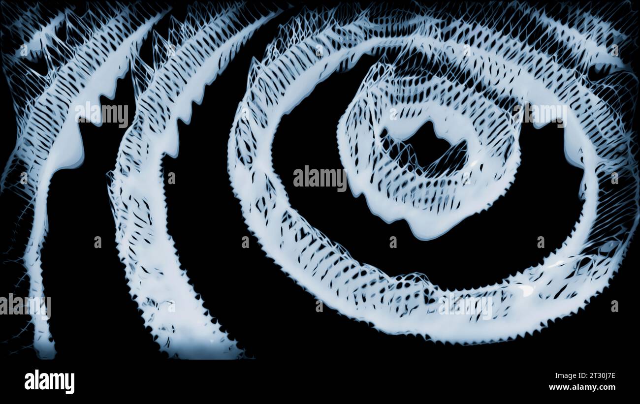 Black background with overlapping grids. Design. Dark background with ...