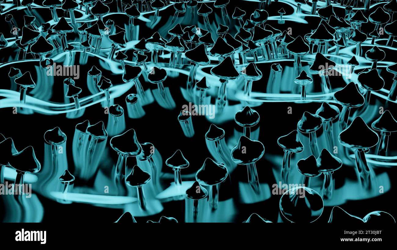 Animation psychedelic magic mushroom hi-res stock photography and ...