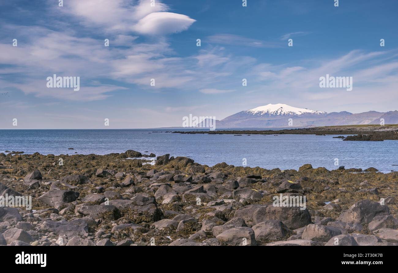Ytri Tunga Beach In the south of the Snaesfellnes Peninsula, Iceland ...