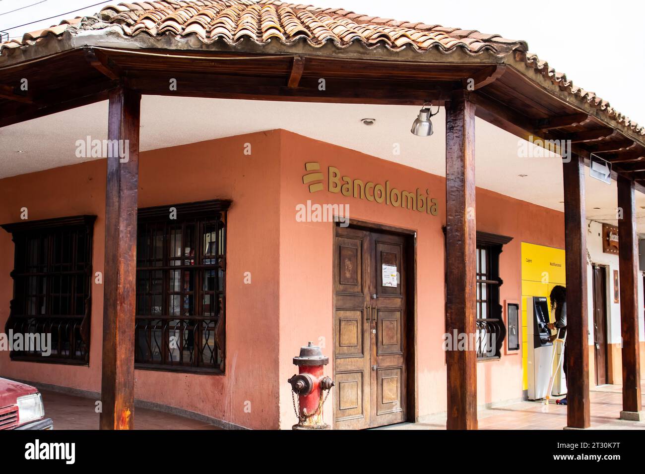 La Calera, Cundinamarca, Colombia - October 21st 2023. Facade of the ...
