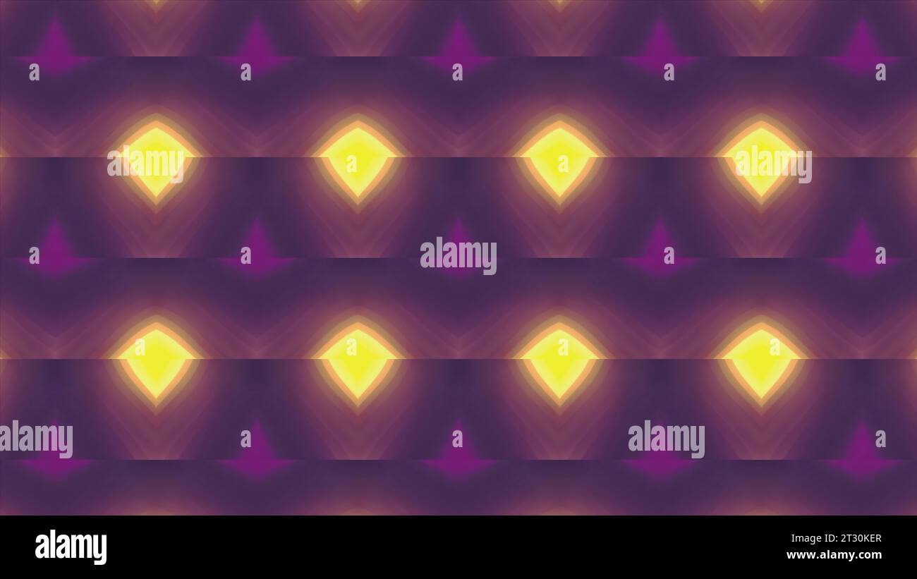 Kaleidoscopic pattern flashes with psychedelic colors. Motion. Bright ...