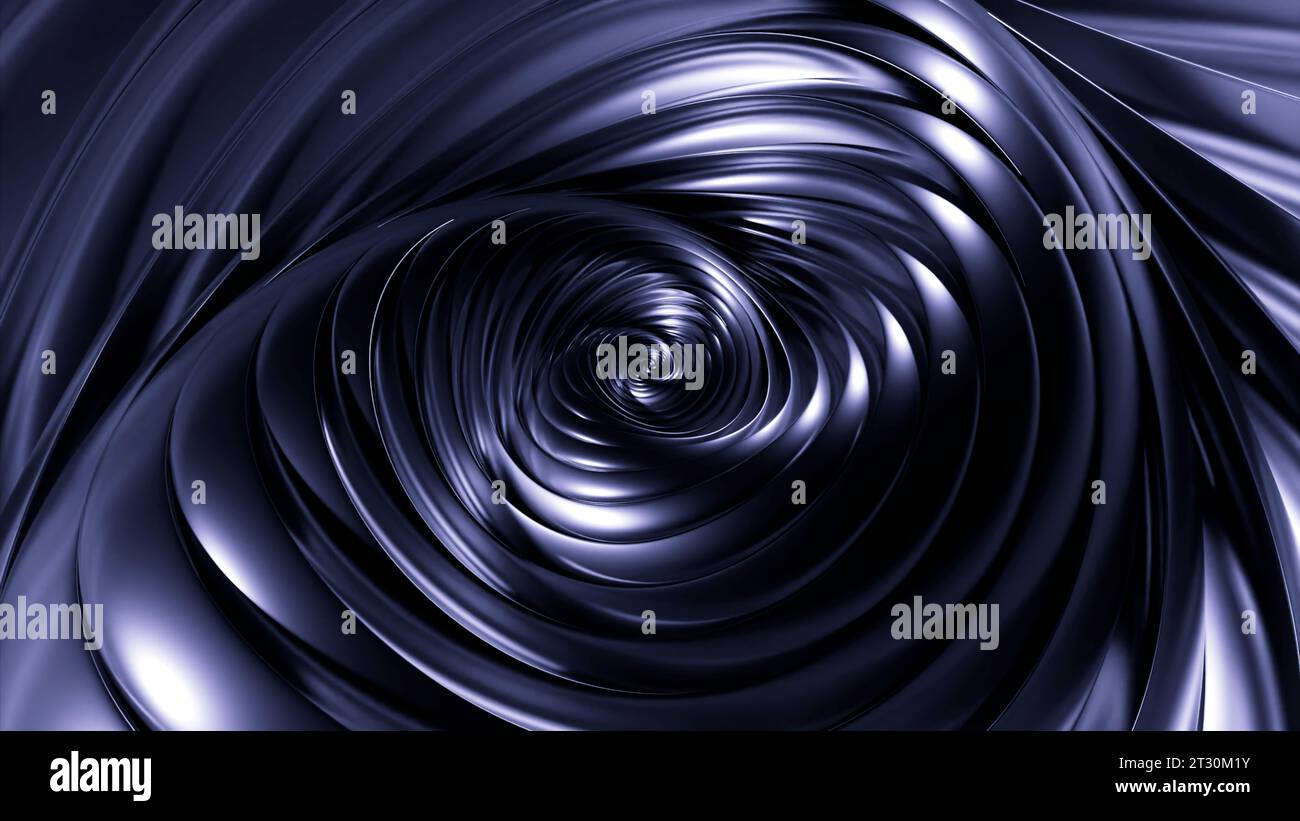 Yellow and purple twisted bend. Design. Clockwise moving bend made in ...