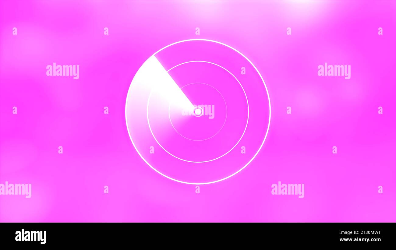 White and pink background with white circle. Motion. A light circle ...
