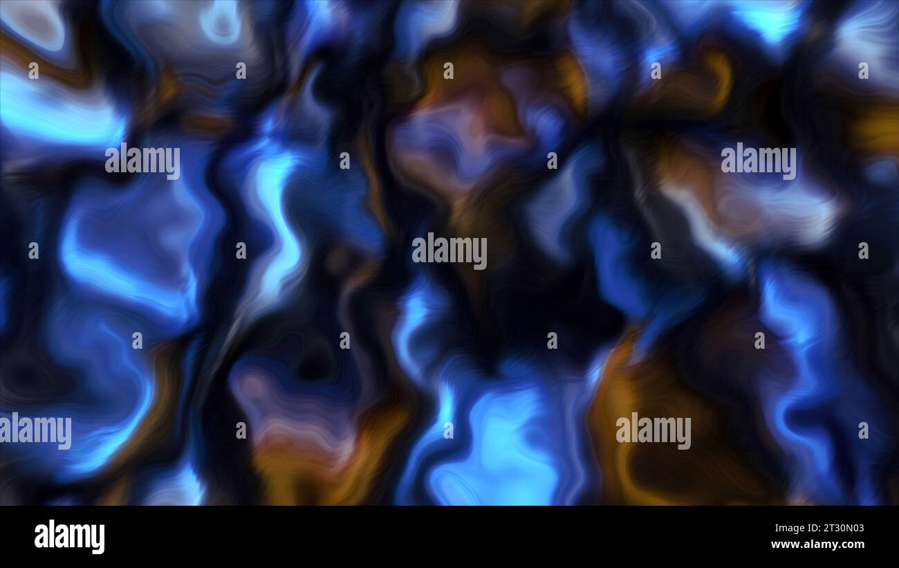 Blue patterns. Motion. Bright flashes of color made shimmering in ...