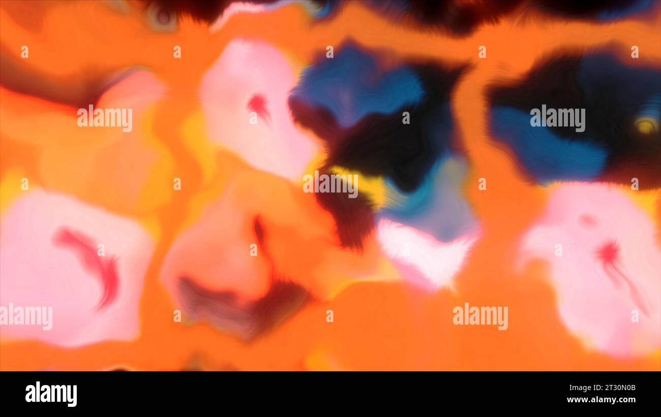 Orange bright background. Motion. Colorful geometric patterns made in ...