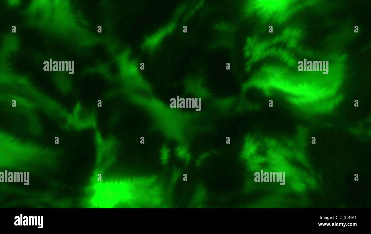 Green bright background. Motion. Flashes of light on computer graphics ...