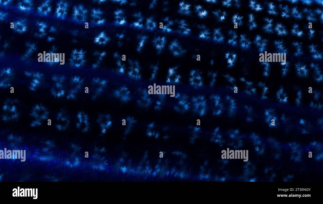 Green and blue numbers with backlight in animation. Motion. A black background on which a long ...