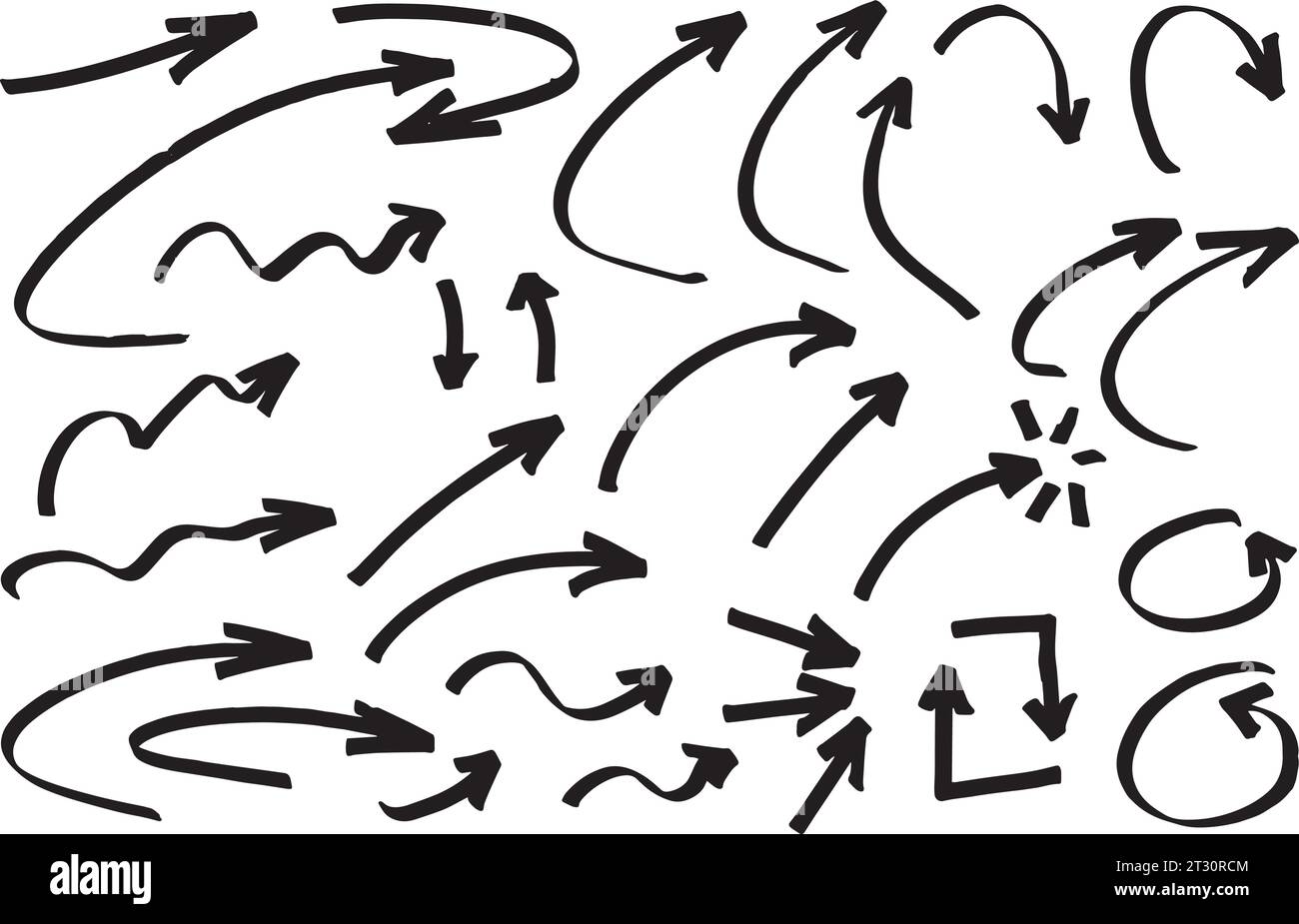 Gestural arrows hi-res stock photography and images - Alamy