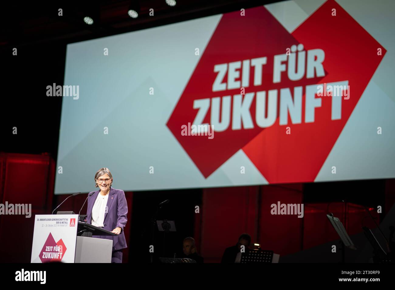 25. Gewerkschaftstag der IG Metall 2023 in Frankfurt Christiane Benner ...