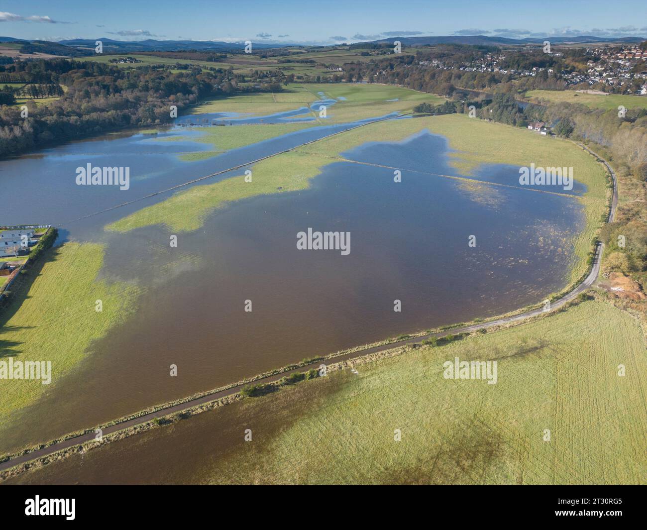 Storm babet farm flooding hi-res stock photography and images - Alamy