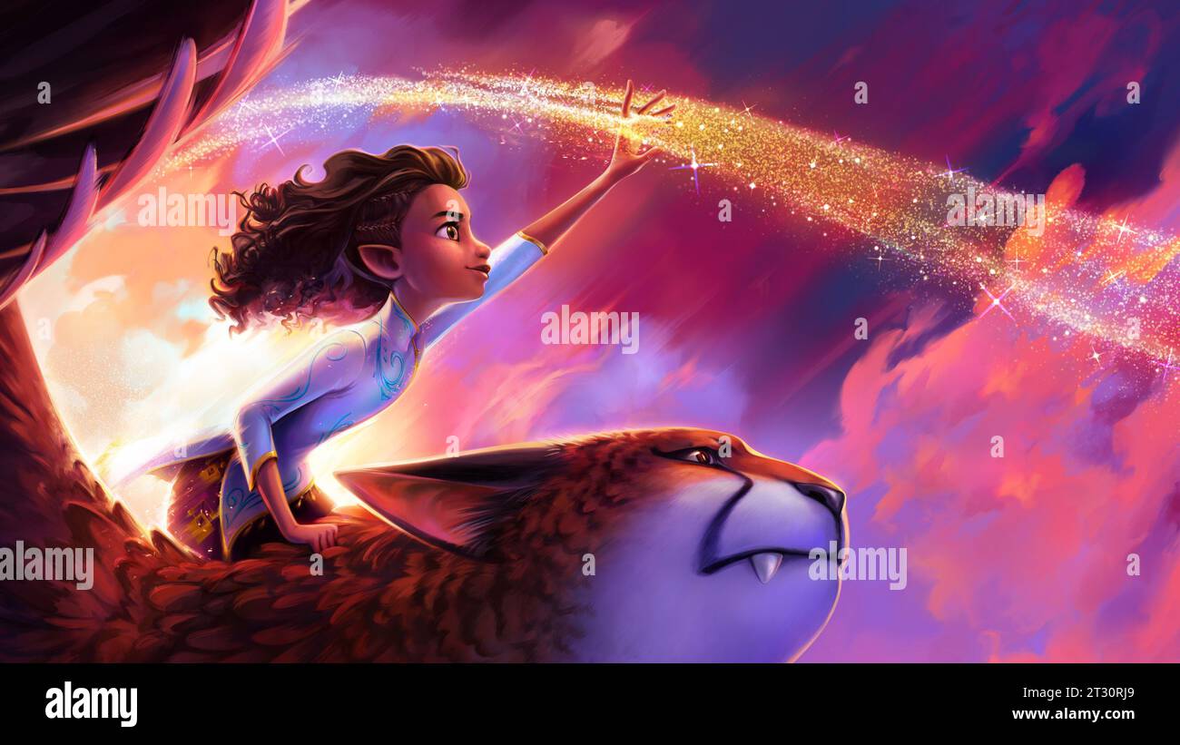 Spellbound Princess Ellian Stock Photo - Alamy