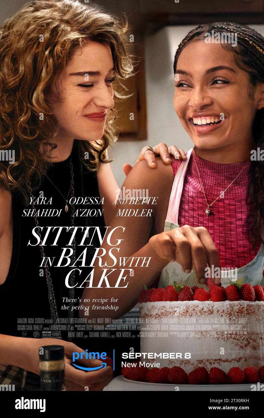 Sitting in Bars with Cake poster Yara Shahidi & Odessa A'zion Stock ...