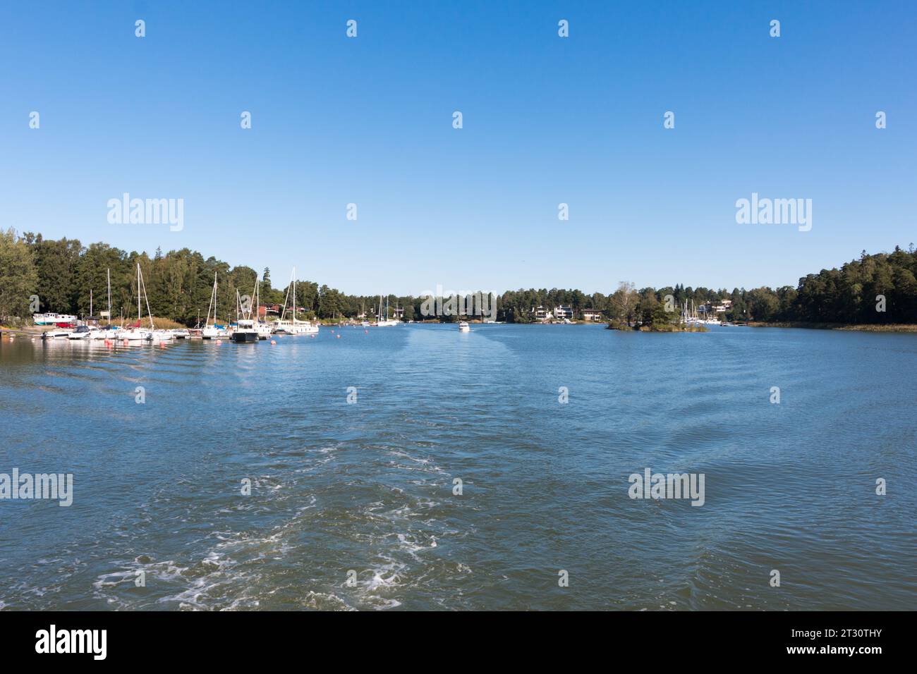 Beautiful archipelago around Helsinki, capital of Finland Stock Photo ...