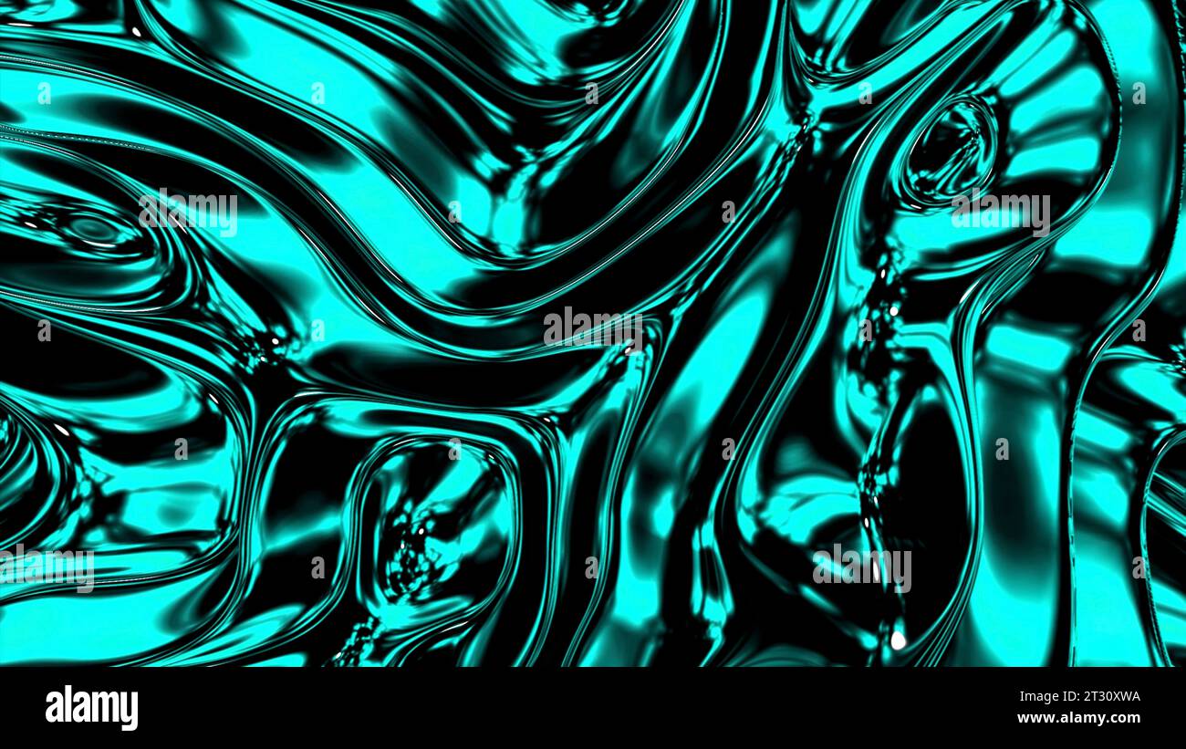 Abstract colorful fluid background. Design. Sticky liquid metallic ...