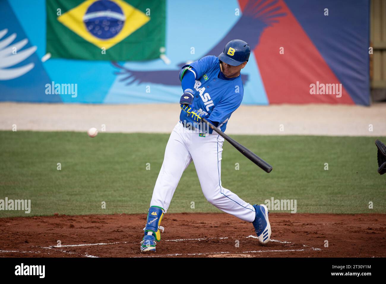 Santiago, Chile. 22nd Oct, 2023. Match of Brazil against Colimbia in ...