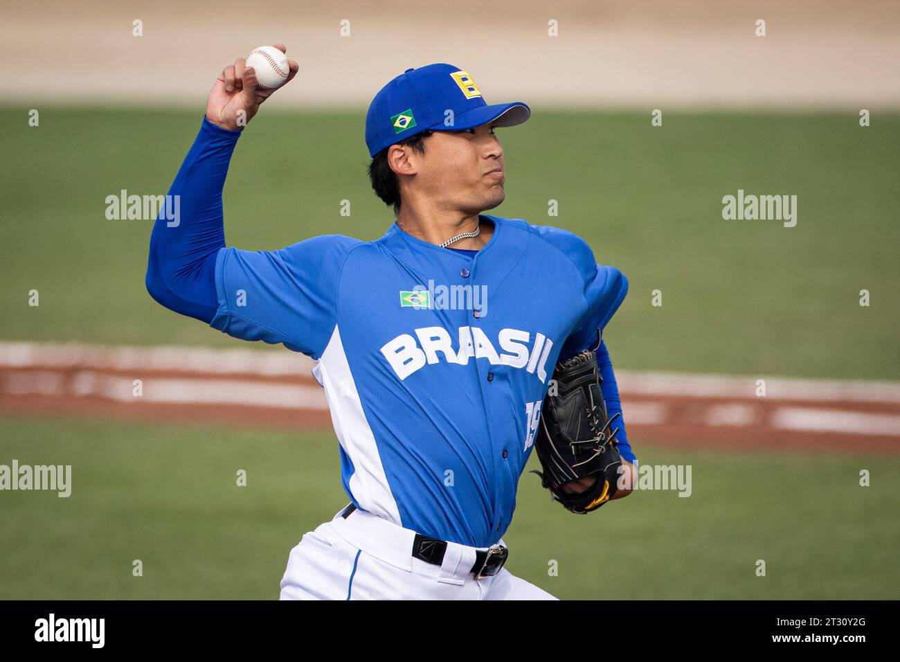 Santiago, Chile. 22nd Oct, 2023. Match of Brazil against Colimbia in ...