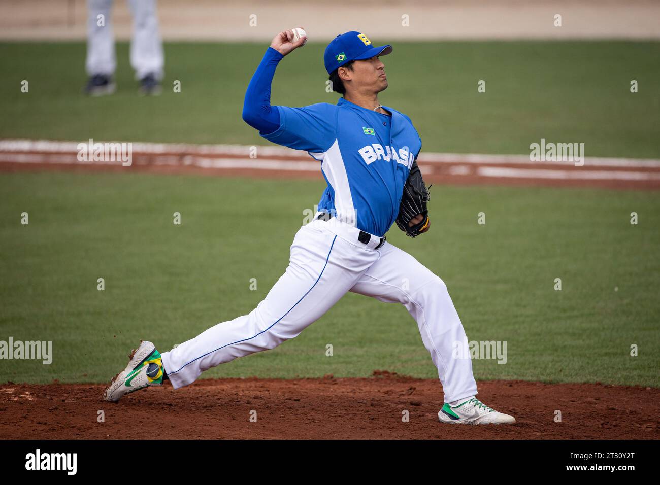 Santiago, Chile. 22nd Oct, 2023. Match of Brazil against Colimbia in ...