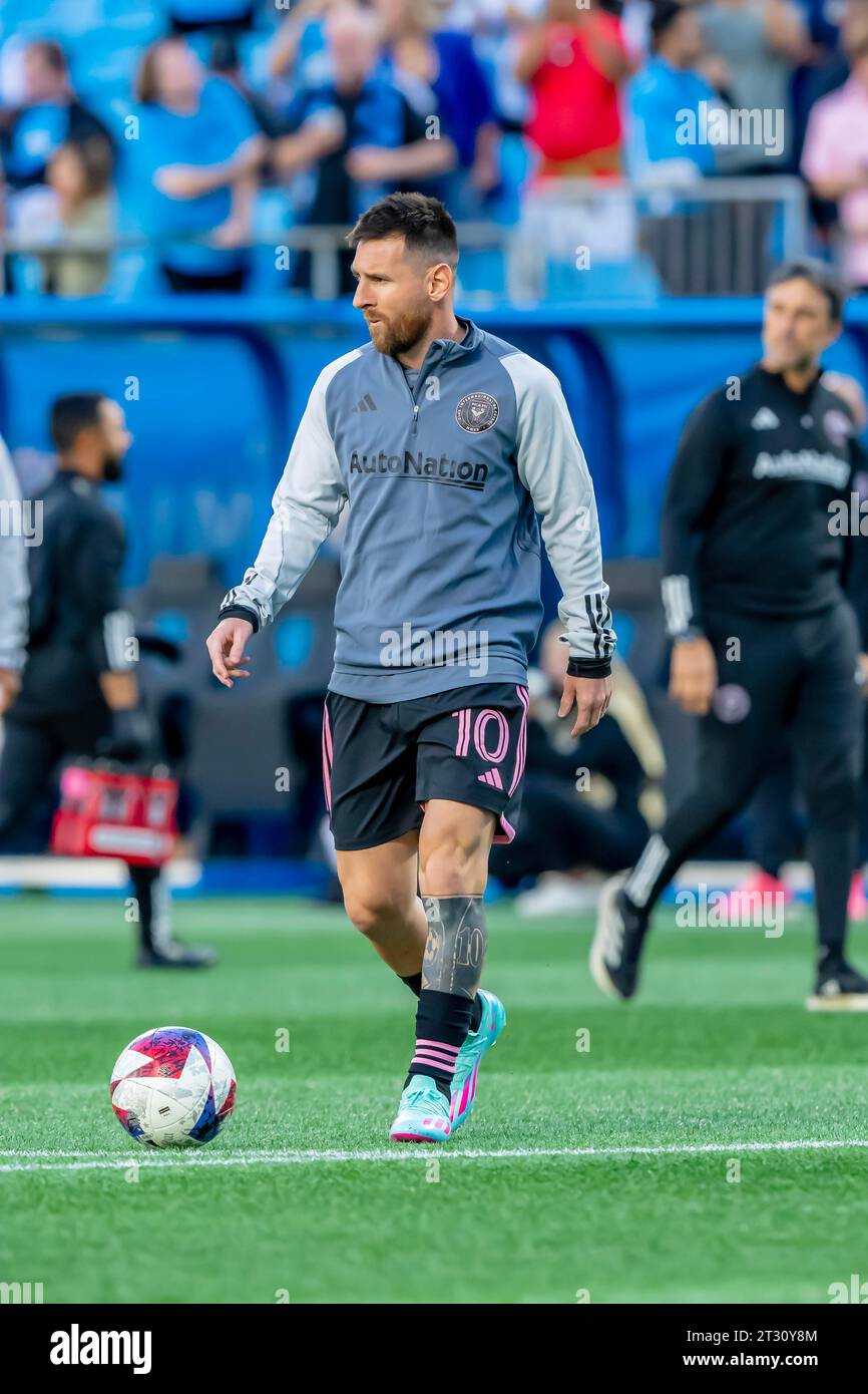 Charlotte, North Carolina, USA. 21st Oct, 2023. Inter Miami Midfielder ...
