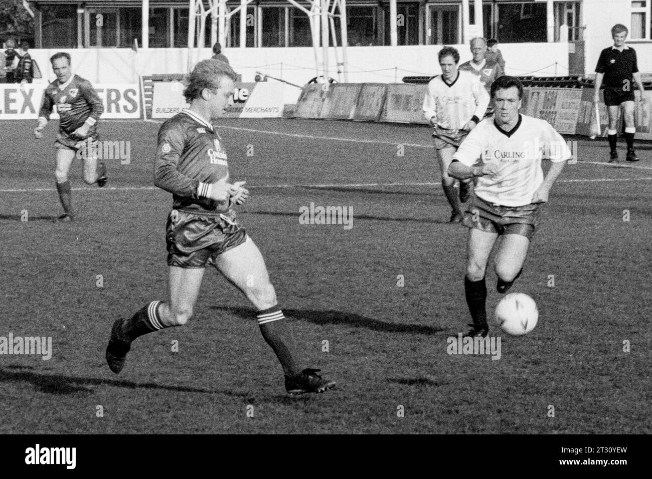 Graham Reed and Trevor Cherry at the County Ground, Northampton in 1990 ...
