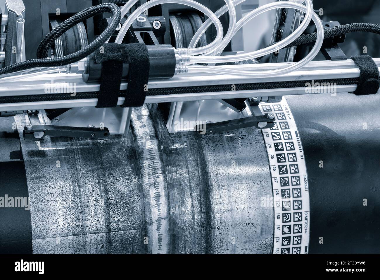 Ultrasonic and X-ray industrial equipment for testing the quality of a ...