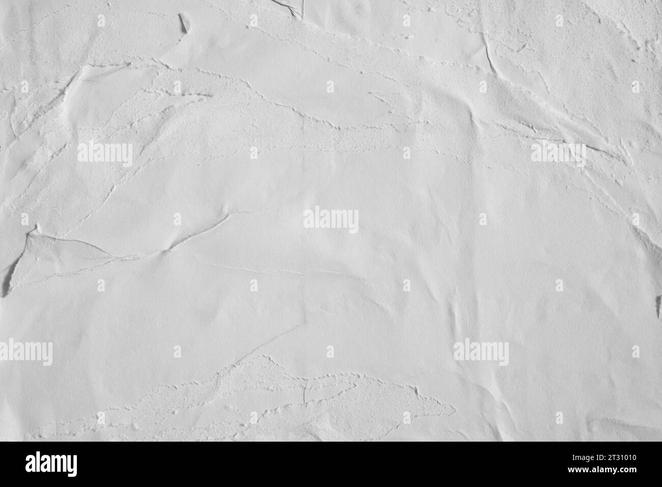 Glued white paper poster texture background Stock Photo - Alamy