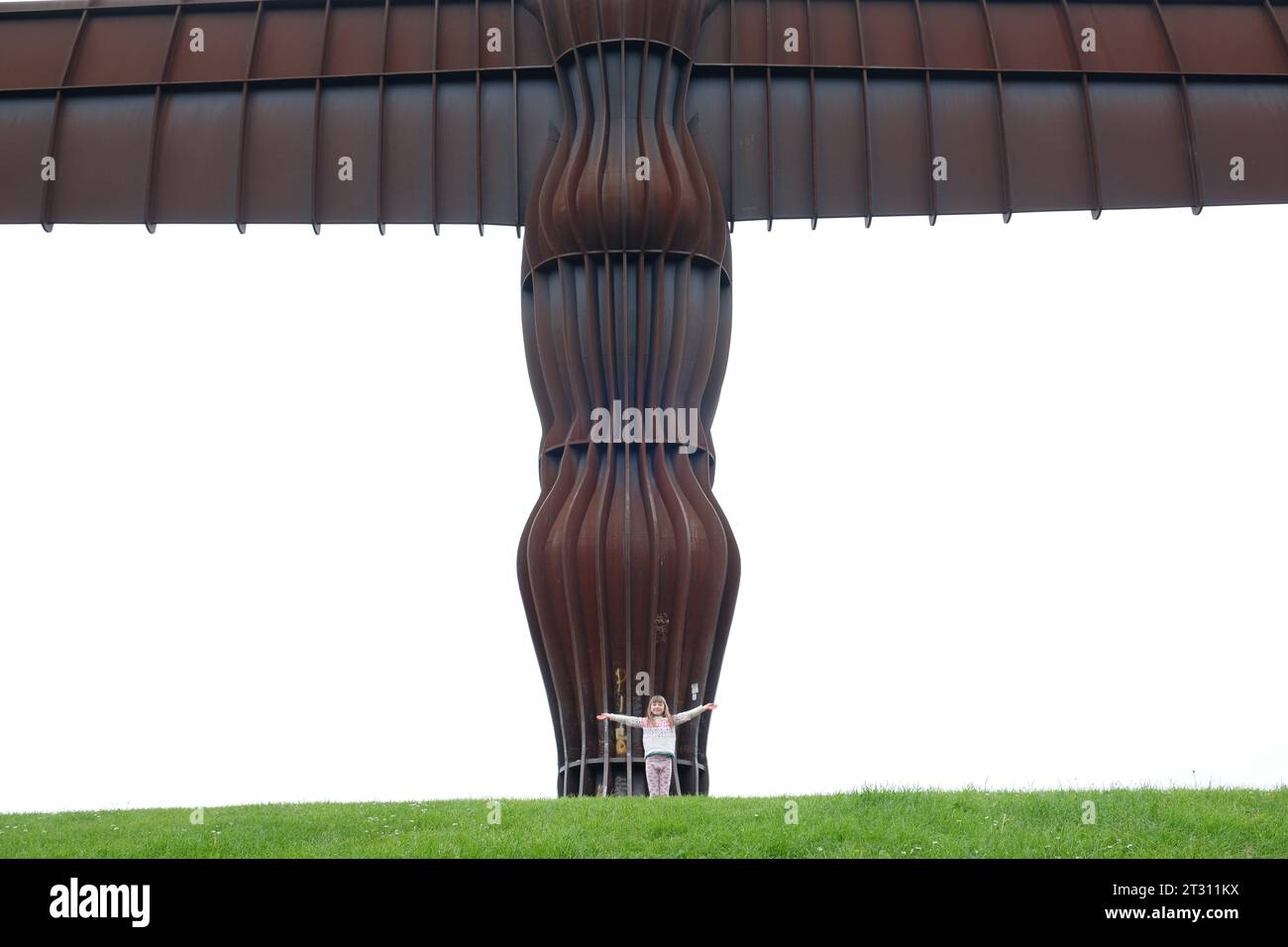 Angel of the north statue in Newcastle, UK, England Stock Photo - Alamy