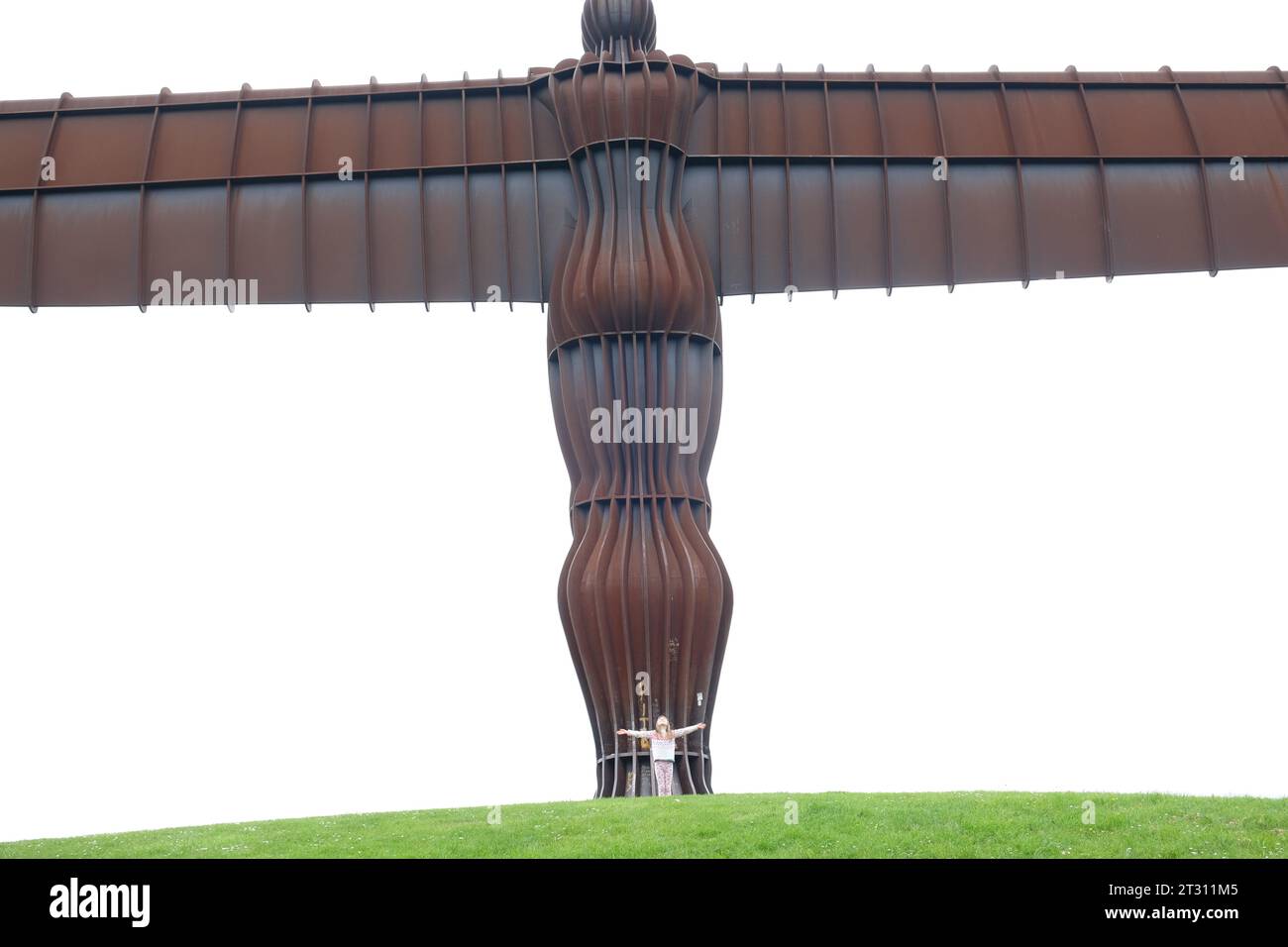 Angel of the north statue in Newcastle, UK, England Stock Photo - Alamy