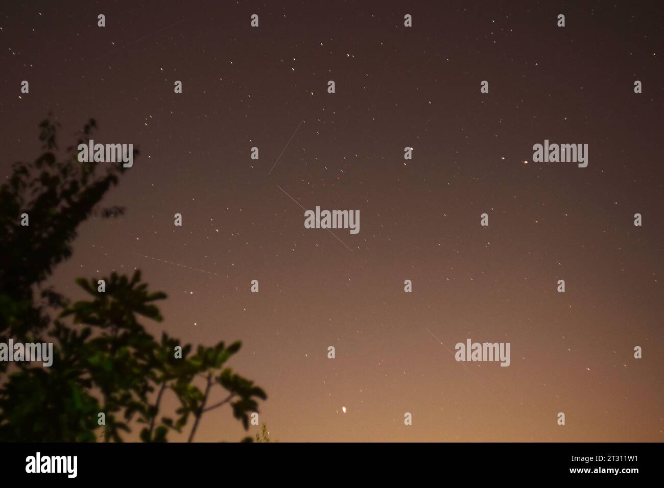 night sky & stars & meteorites Stock Photo - Alamy