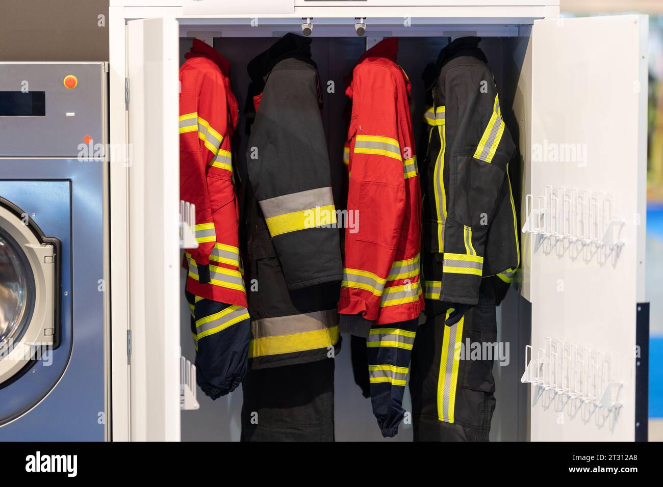 Firefighter locker hi-res stock photography and images - Alamy