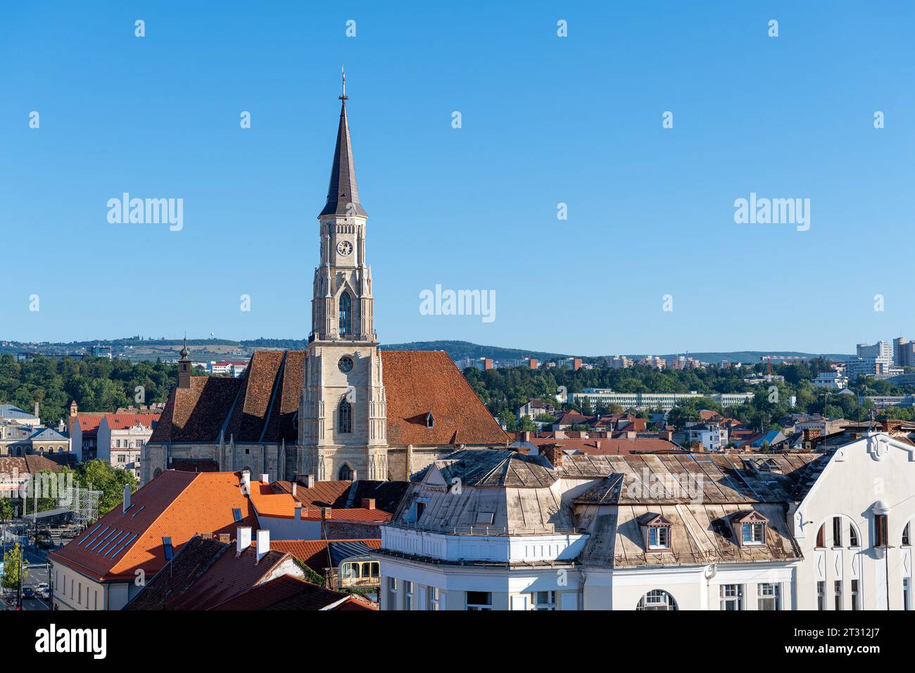 St. Michael's Church in Cluj-Napoca (Romania Stock Photo - Alamy