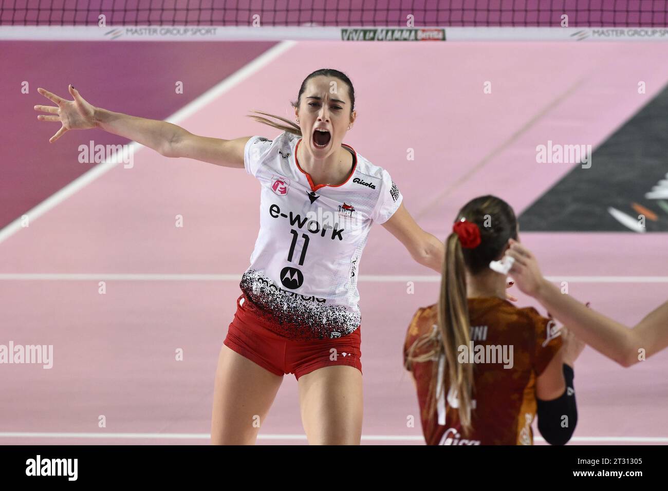 Rome, Italy. 22nd Oct, 2023. Federica Carletti of UYBA Volley Busto ...