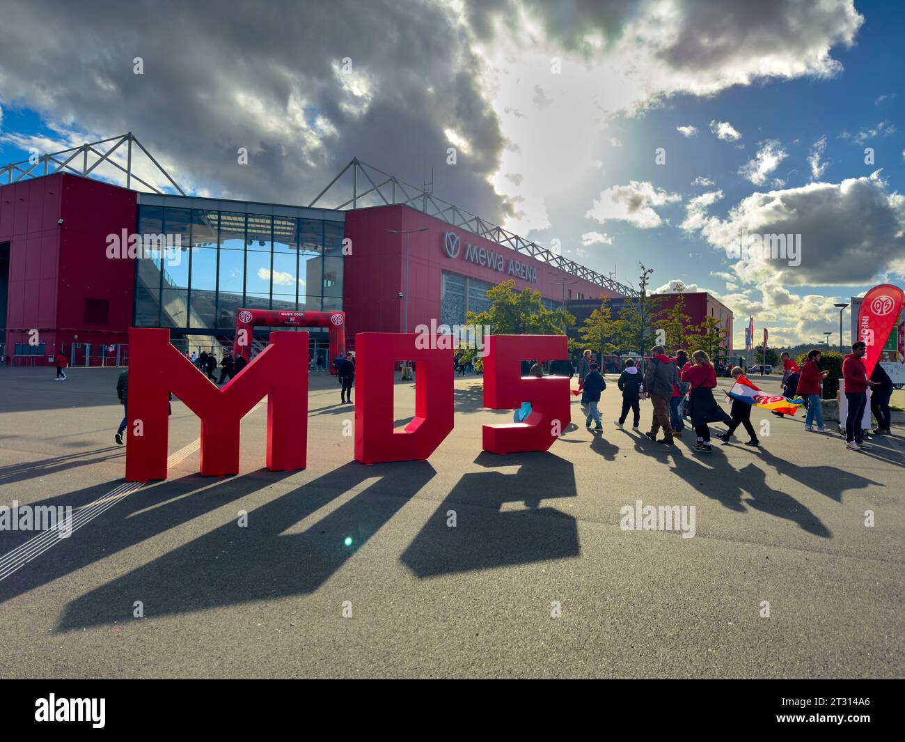 MEWA Arena football stadium before the match 1. FSV MAINZ 05 - FC ...