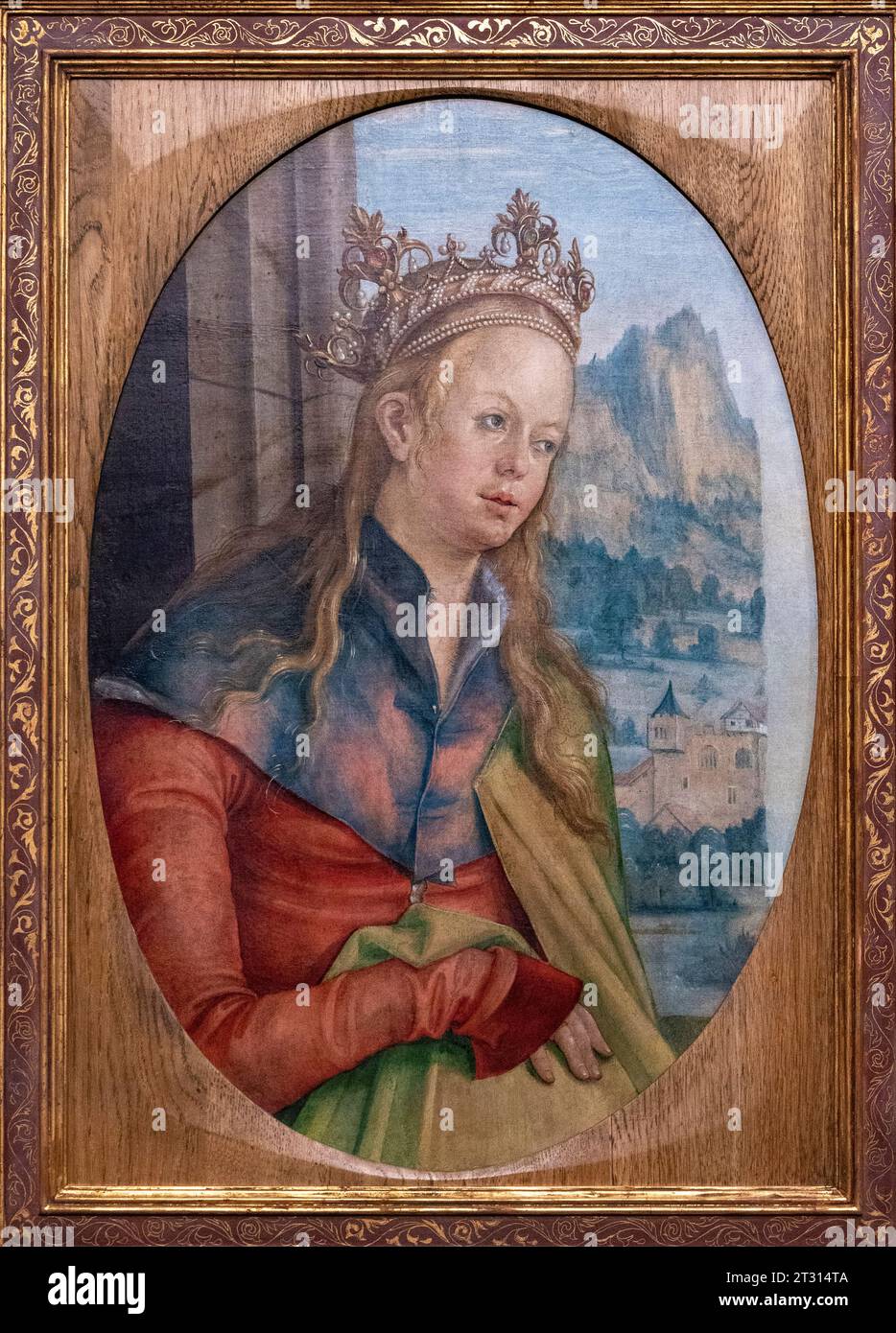 Hans Seuss von Kulmbach, portrait of St Catherine of Alexandria, Krakow ...