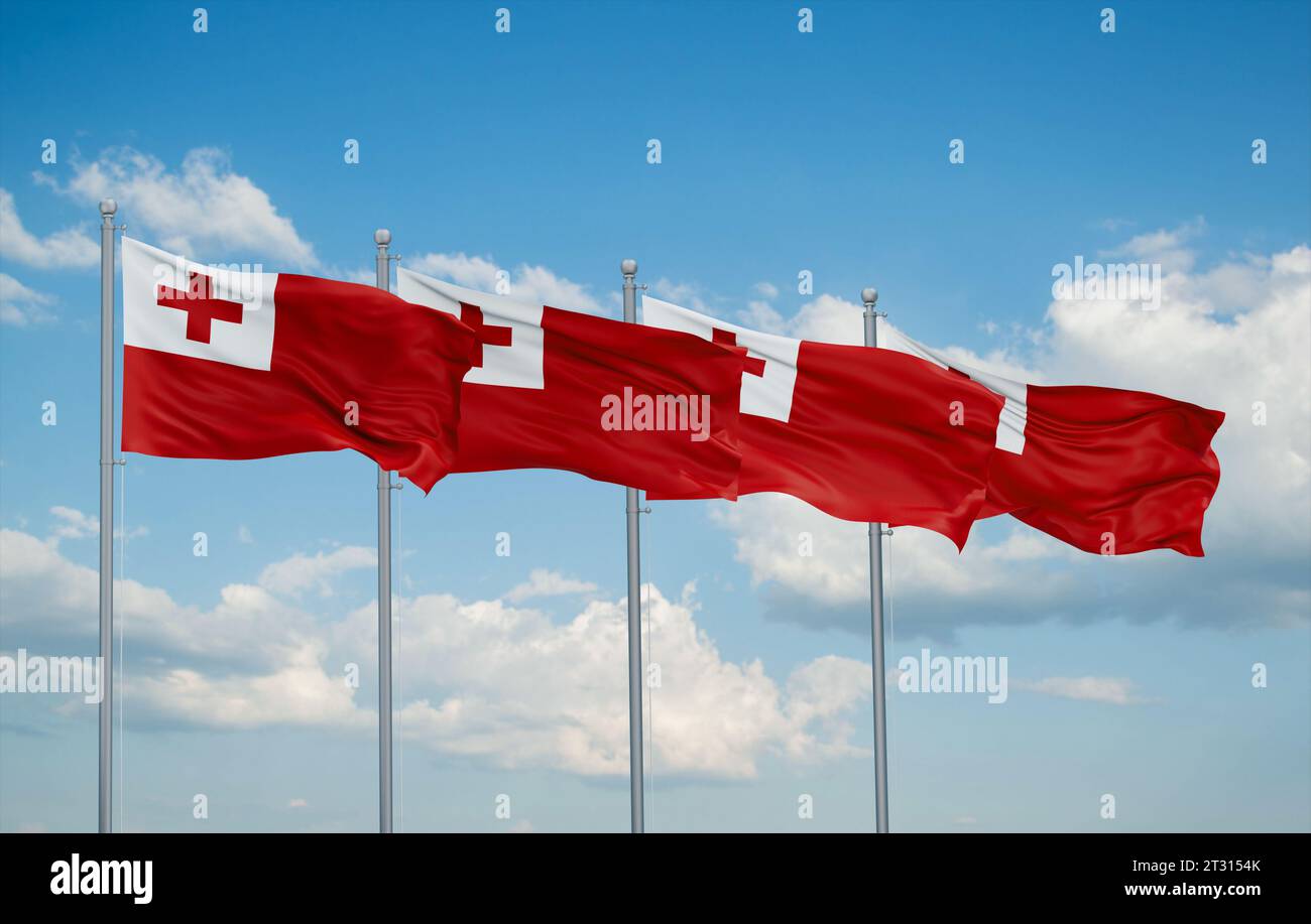 Tongo flag hi-res stock photography and images - Alamy