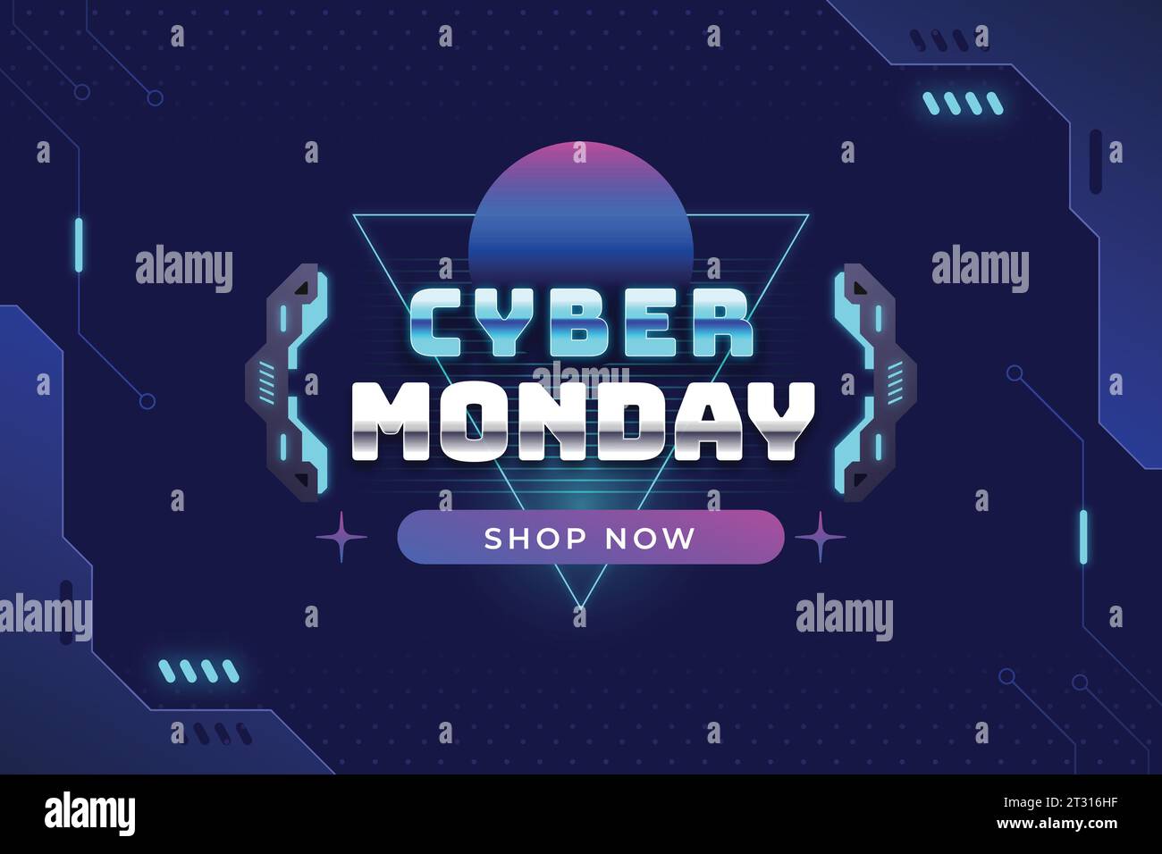 gradient cyber monday background design vector illustration Stock ...