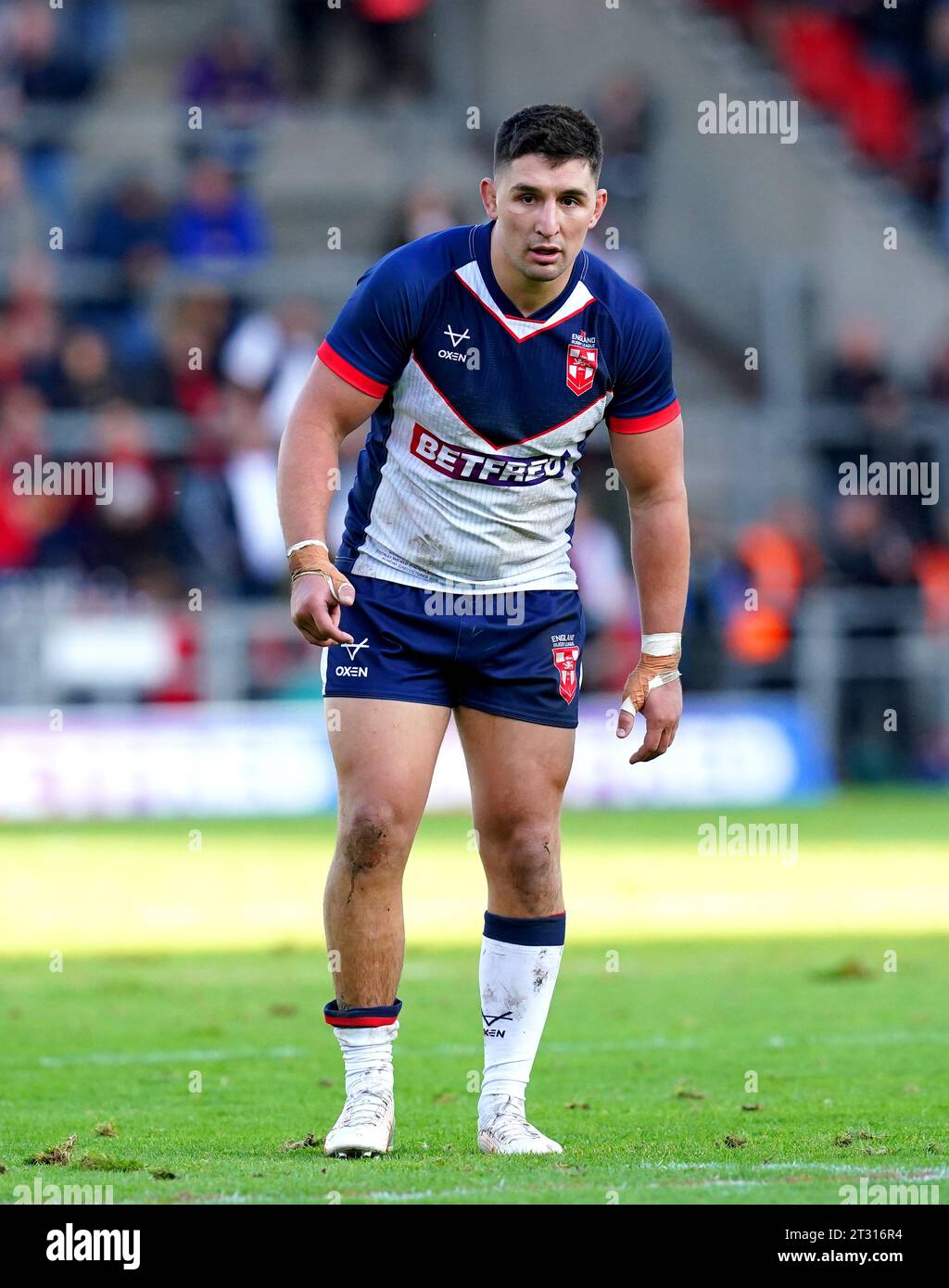 England's Victor Radley during the International Test Series match at ...