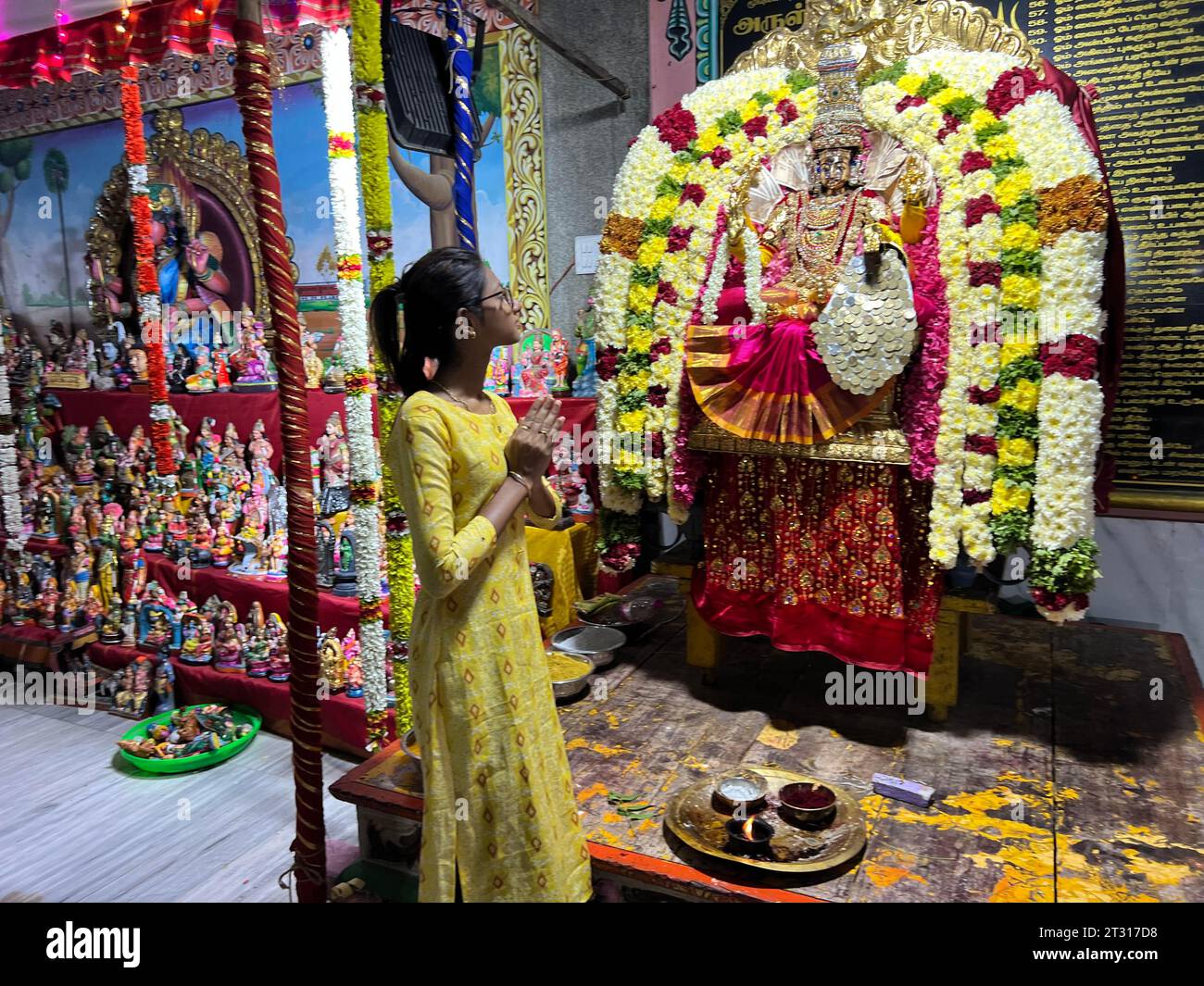 Chennai, Tamil Nadu, India. 22nd Oct, 2023. The Golu festival of ...