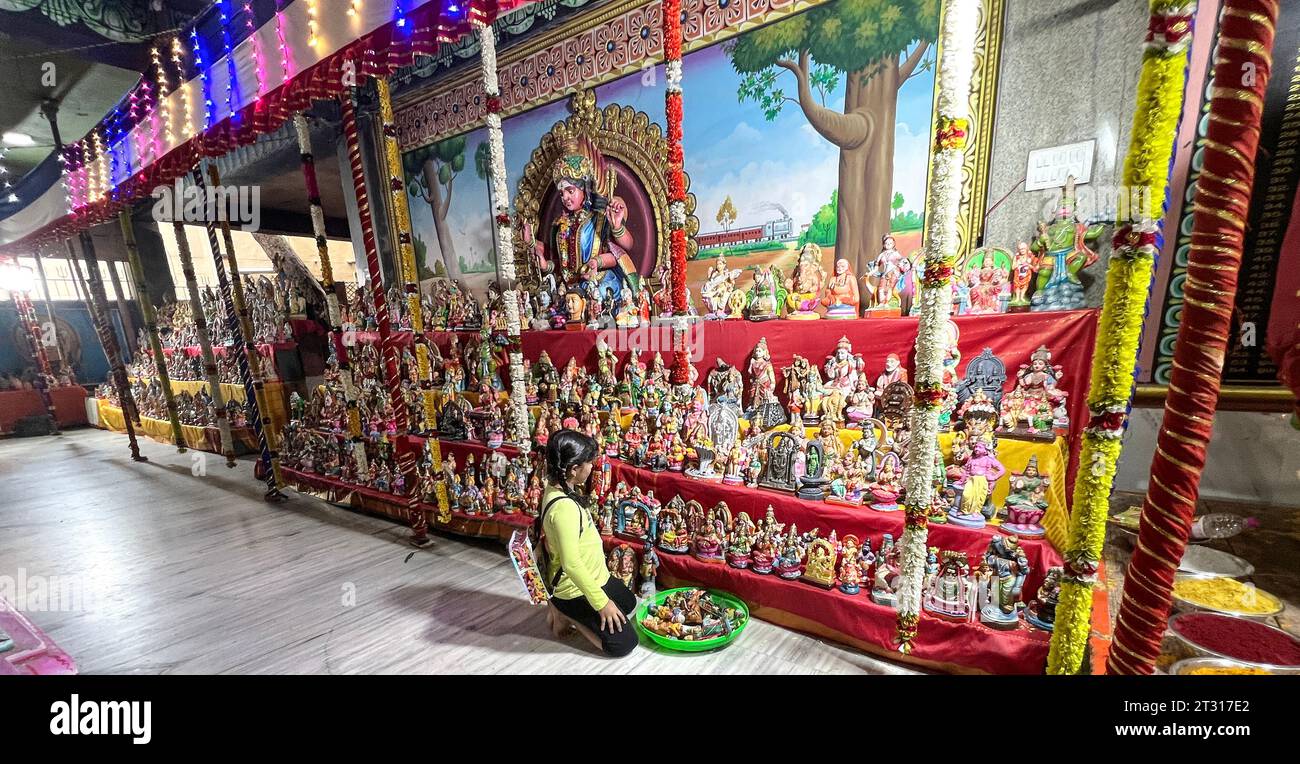 Chennai, Tamil Nadu, India. 22nd Oct, 2023. The Golu festival of ...