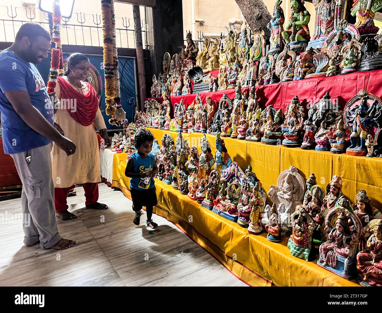 Chennai, Tamil Nadu, India. 22nd Oct, 2023. The Golu festival of ...