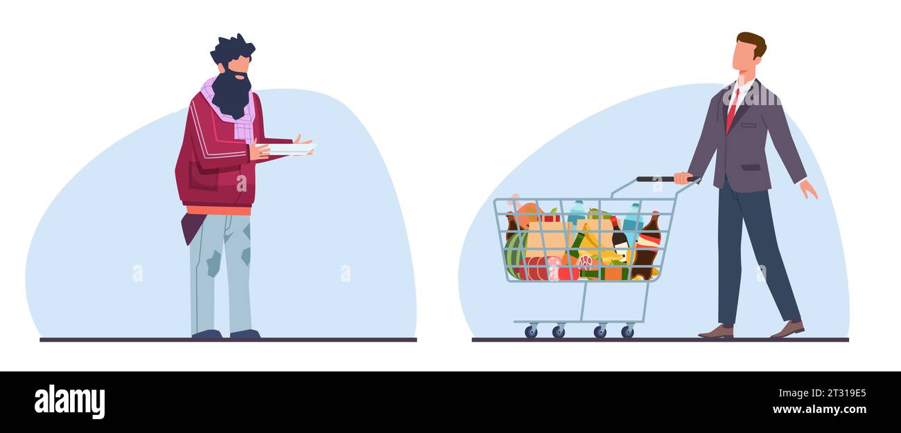 Cartoon poor man hi-res stock photography and images - Alamy