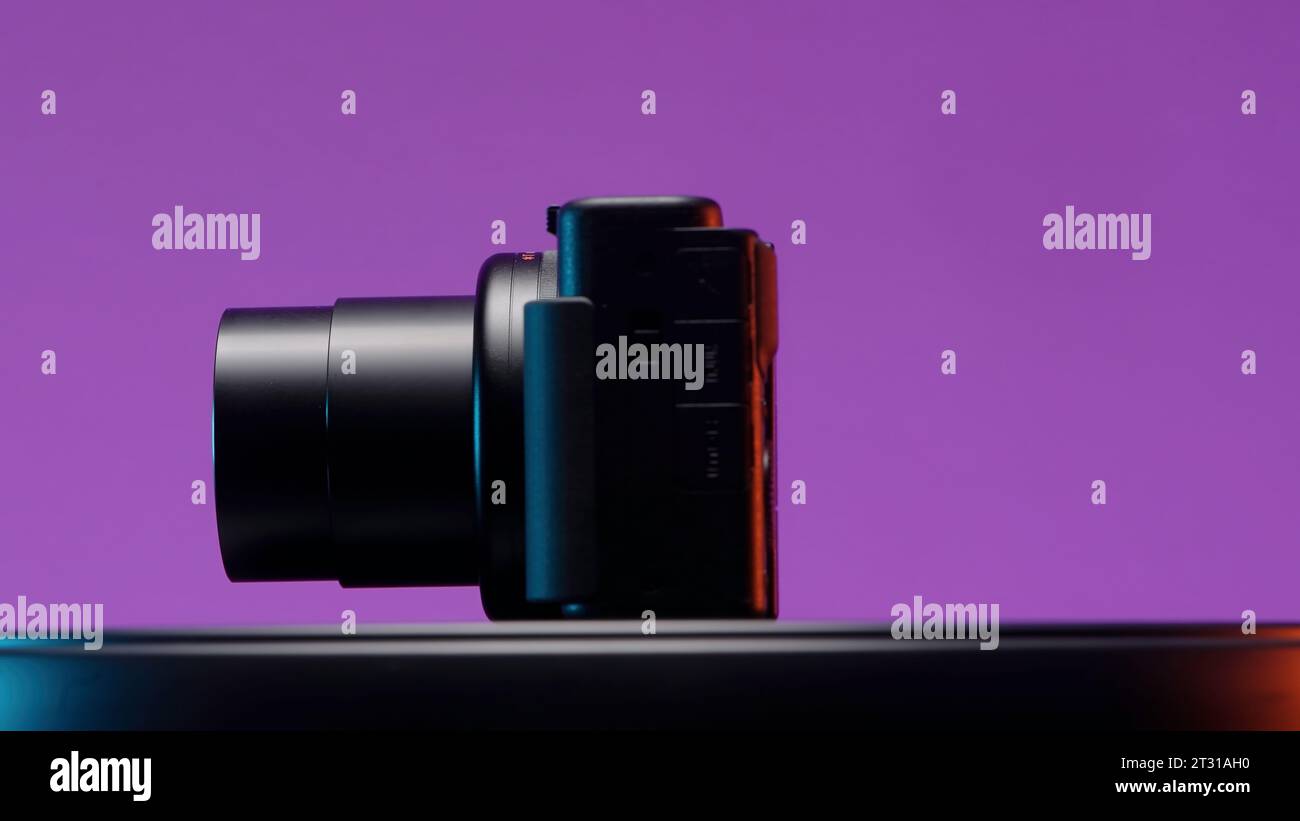 A new camera for shooting. Action. A new concept of shooting with a ...
