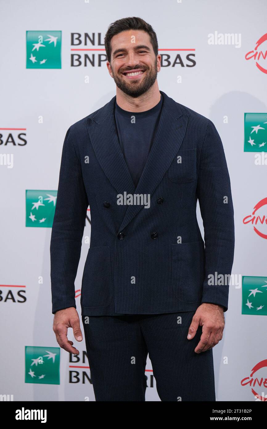 Rome, Italy. 22nd Oct, 2023. Alvise Rigo attends the photocall of ...