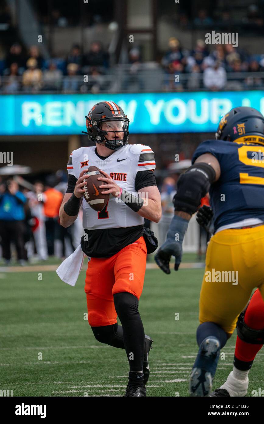 October 21, 2023, blank, blank, USA: October 21, 2023: Alan Bowman ...