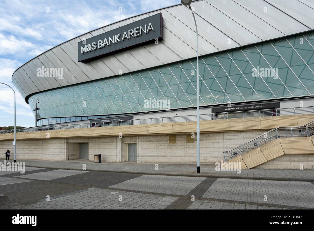 Liverpool, united kingdom May, 16, 2023 The M&S Bank Arena corporate ...